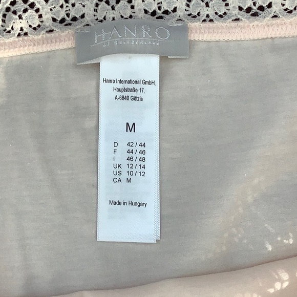 Hanro | Intimates & Sleepwear | Hanro Nwot Cotton Lace Full Brief ...